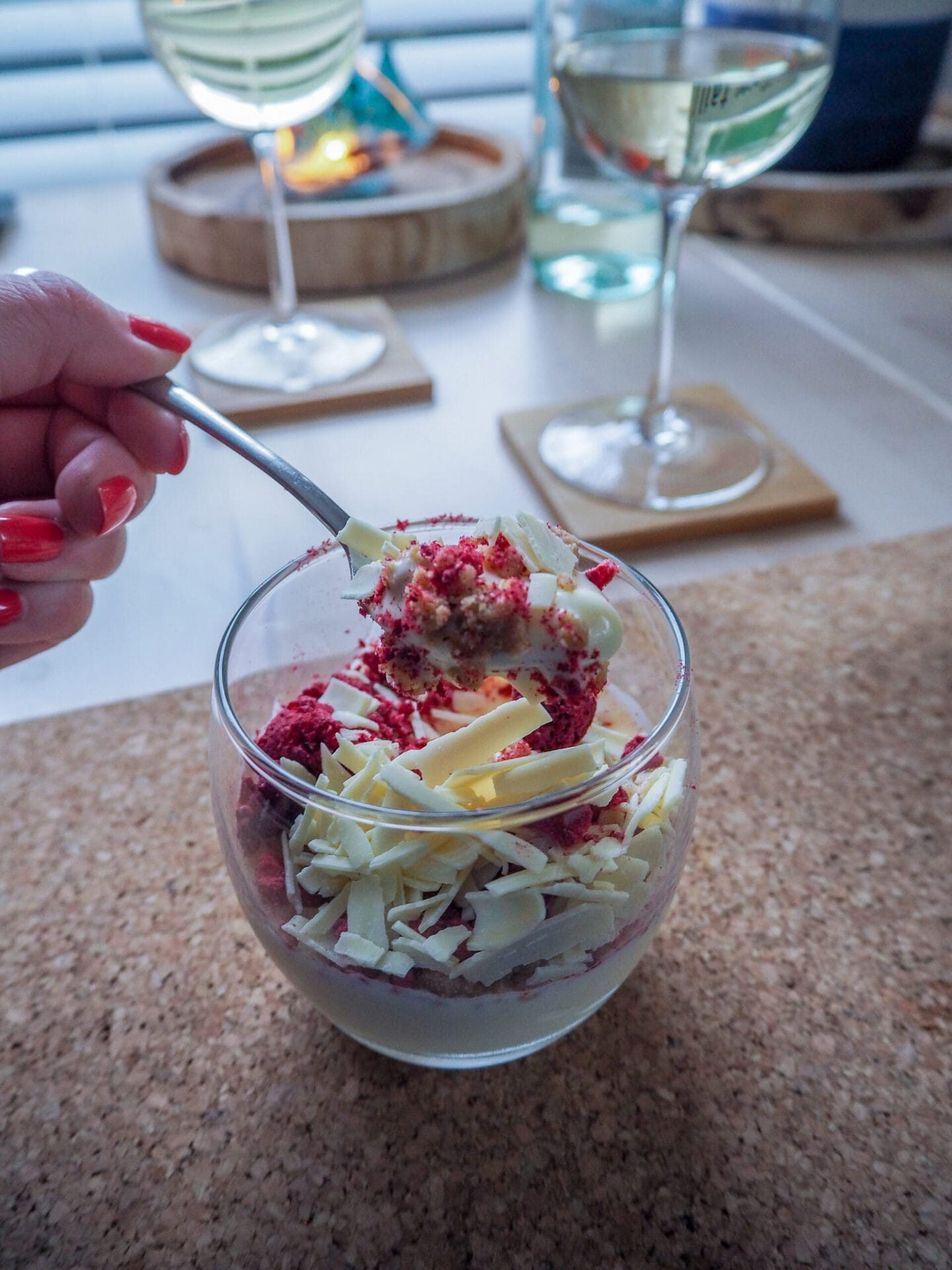 Fine Dining with Peach at Home - Kat Got Your Tongue?